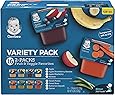 Gerber Purees 2nd Foods Veggie & Fruit Variety Pack, 8 Ounces, Box of ...