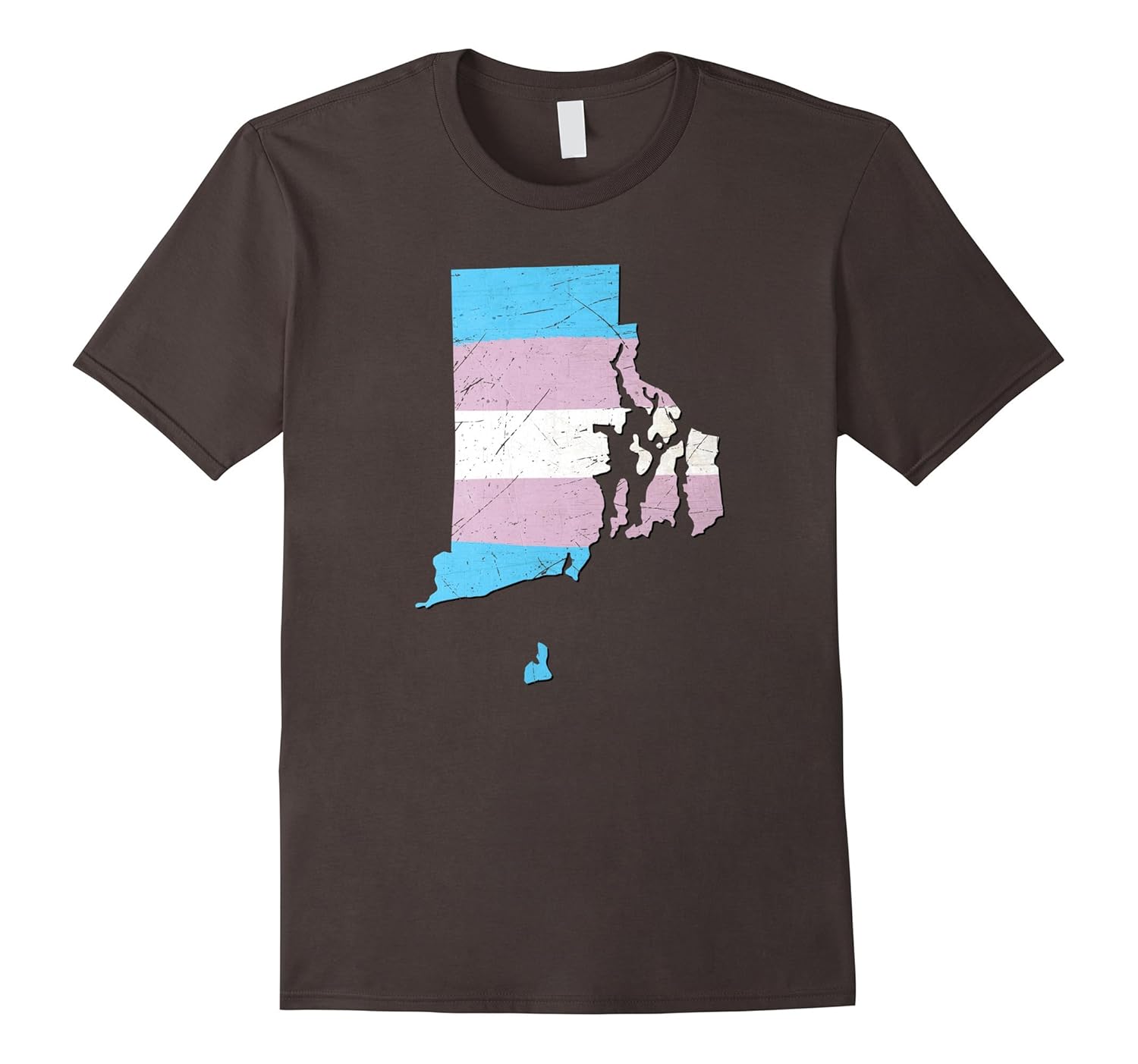 Rhode Island Transgender Pride Flag T-Shirt-4LVS – 4loveshirt