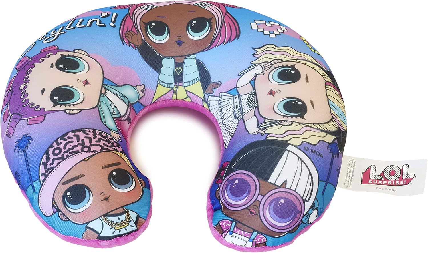 L.O.L. Surprise ! Kids Travel Pillow LOL Dolls Neck Cushion for ...
