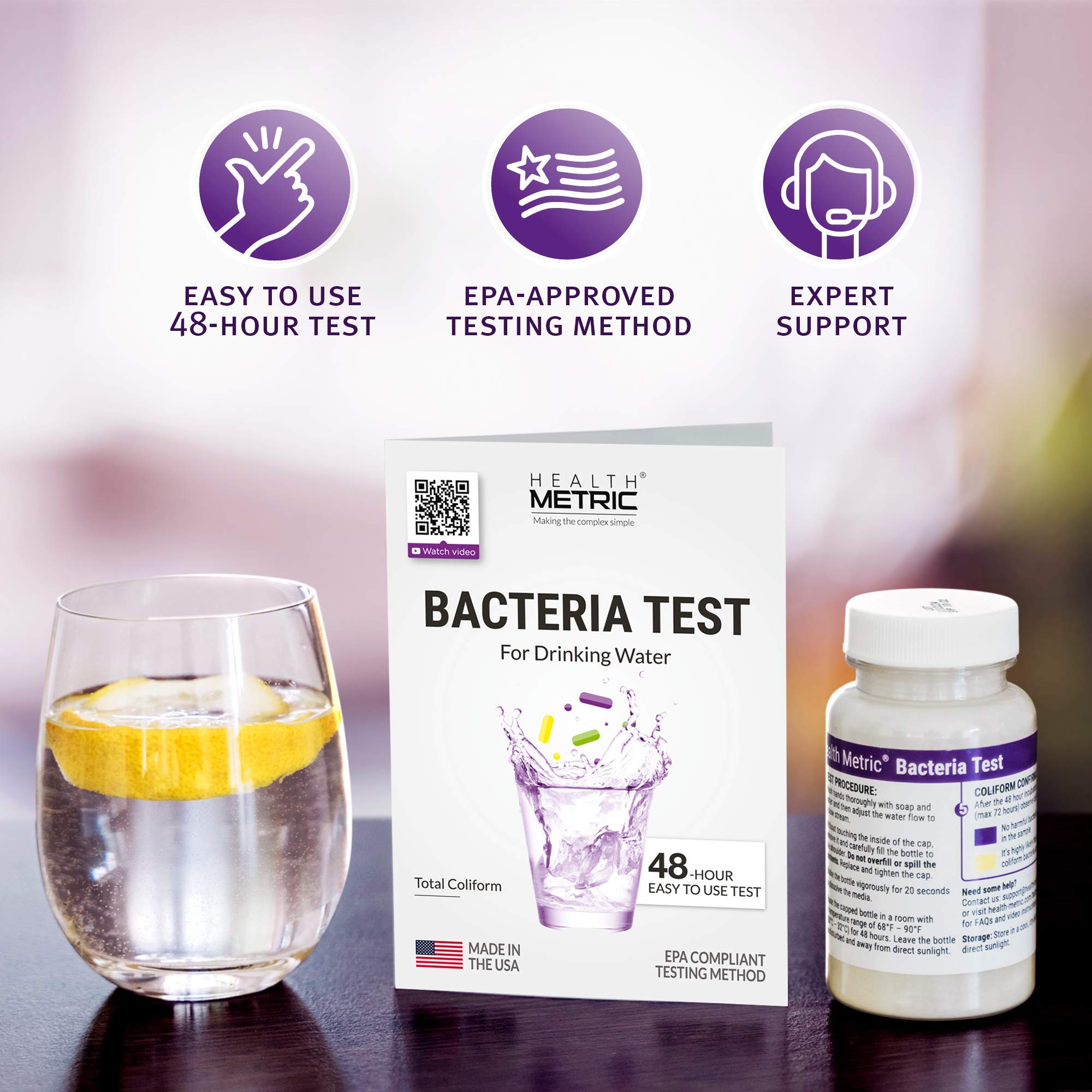 Mua Coliform Bacteria Test Kit for Drinking Water - Easy to Use 48-Hour ...