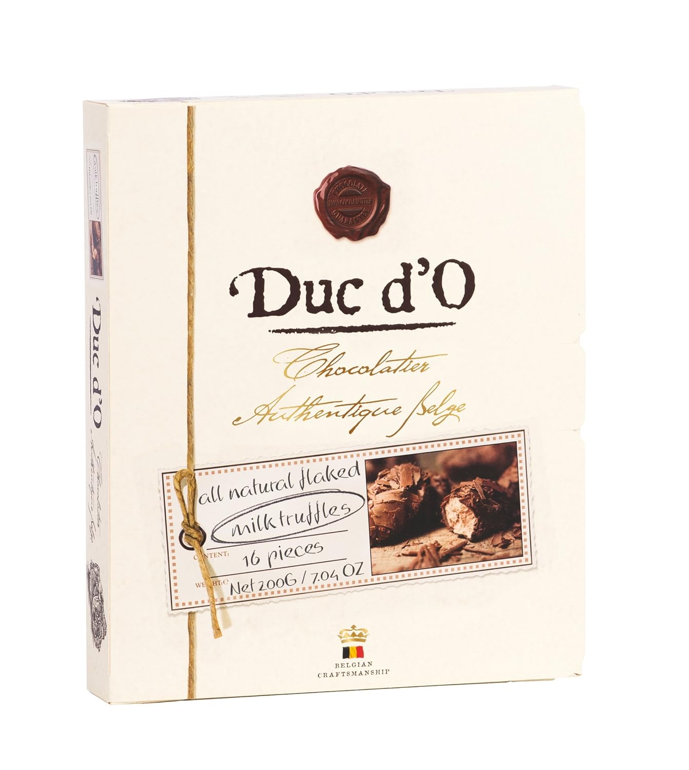 Amazon.com : DUC d'O All Natural Flaked Milk Chocolate Truffles, 7.05 ...