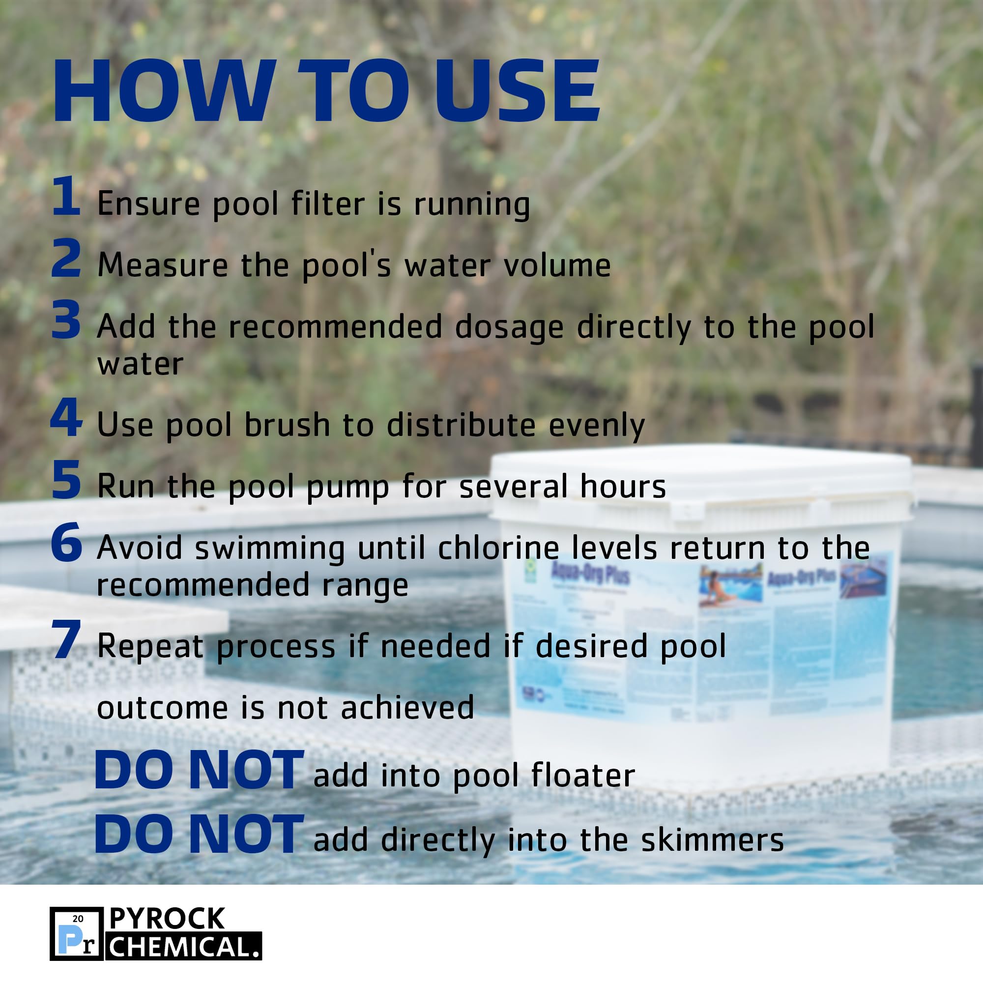 Mua Pool Shock by Aqua Org Plus - 65% Granular Cal Hypo - Pool Shock ...