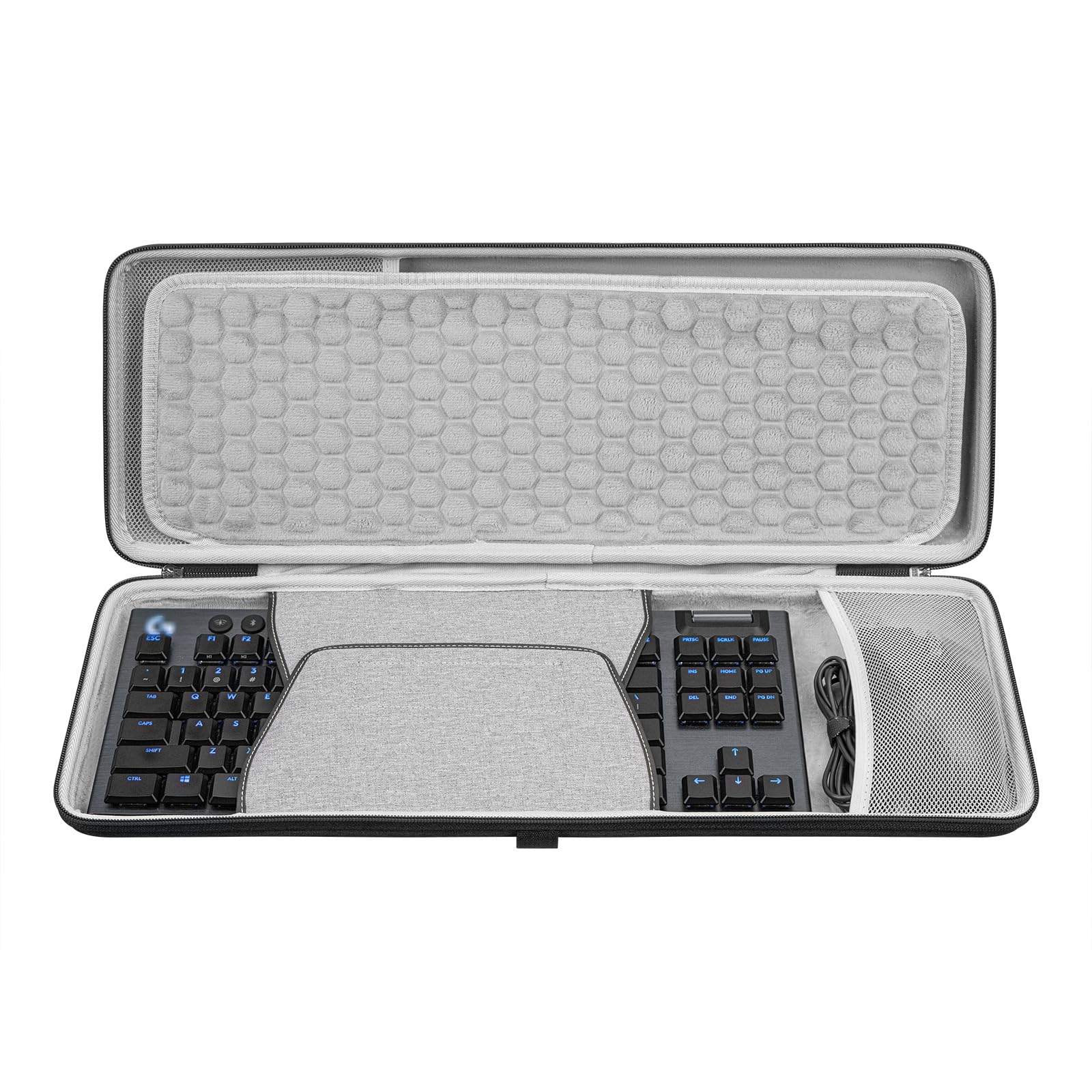 Geekria TKL Keyboard+Mouse Combo Case, Hard Shell Travel Carrying Bag ...