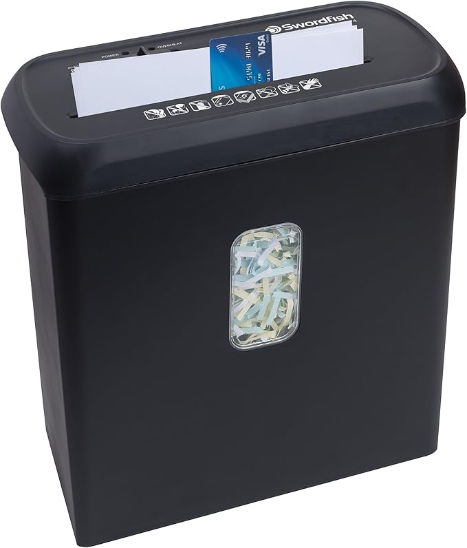 Swordfish 40357"600XC-P4" Cross Cut Paper/Document Shredder: Amazon.co ...