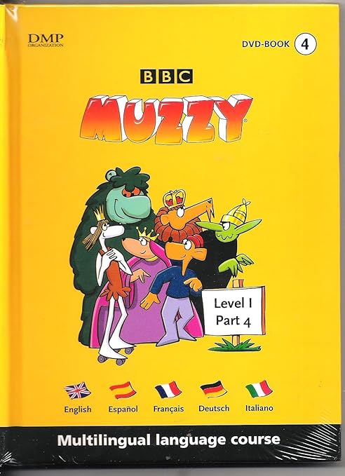 Amazon.com: BBC Muzzy Dvd-book 4: Level I Part 4! Multilingual Language Course