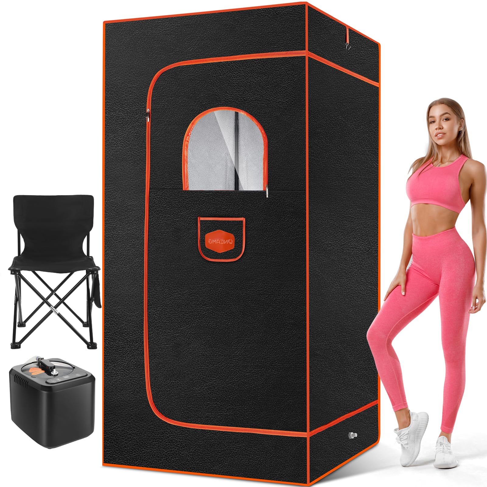 OneAmg Upgraded Sauna, Portable Sauna Box, Portable Sauna for Home ...