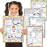 Amazon.com: All About Me Student Posters- 40Pcs School Bus Read All ...