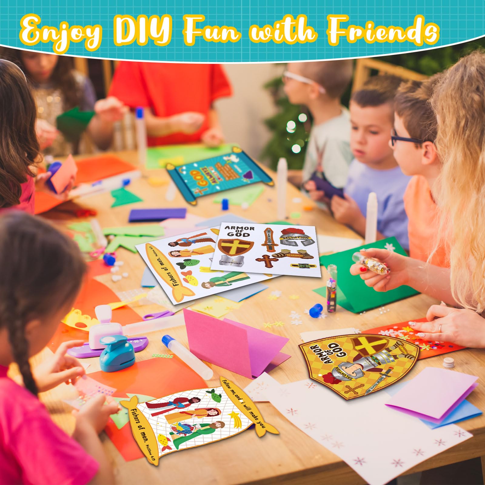 Mua Outus 72 Set Religious Sunday School Crafts Armor of God DIY Craft ...