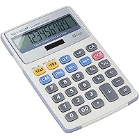 Amazon.com : Sharp EL377WB EL-377WB Large Pocket Calculator, 10-Digit ...