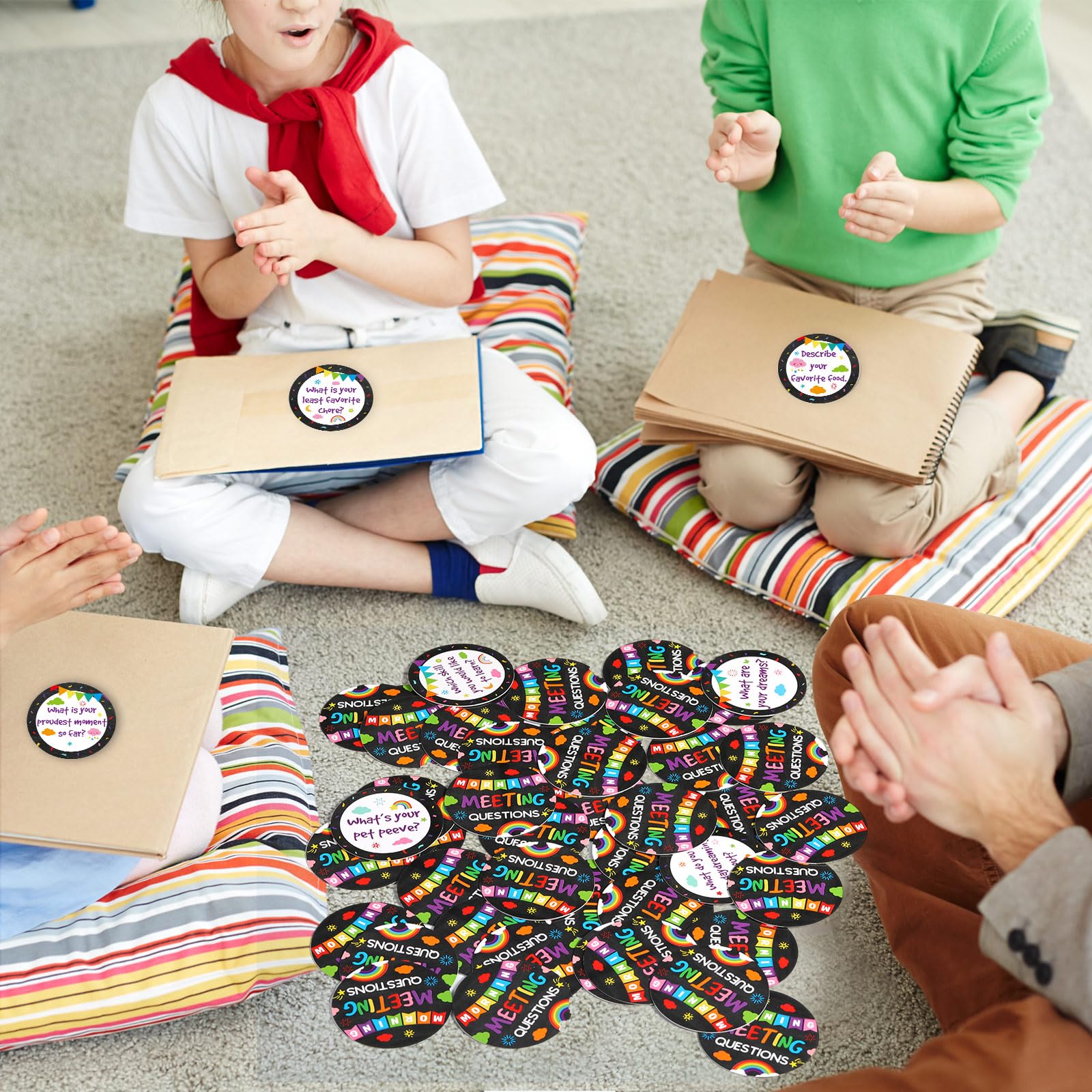 Mua 50 Morning Meeting Chips Questions Cards for Students, Classroom ...