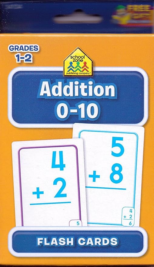Amazon.com: School Zone Flash Cards for Addition: Toys & Games