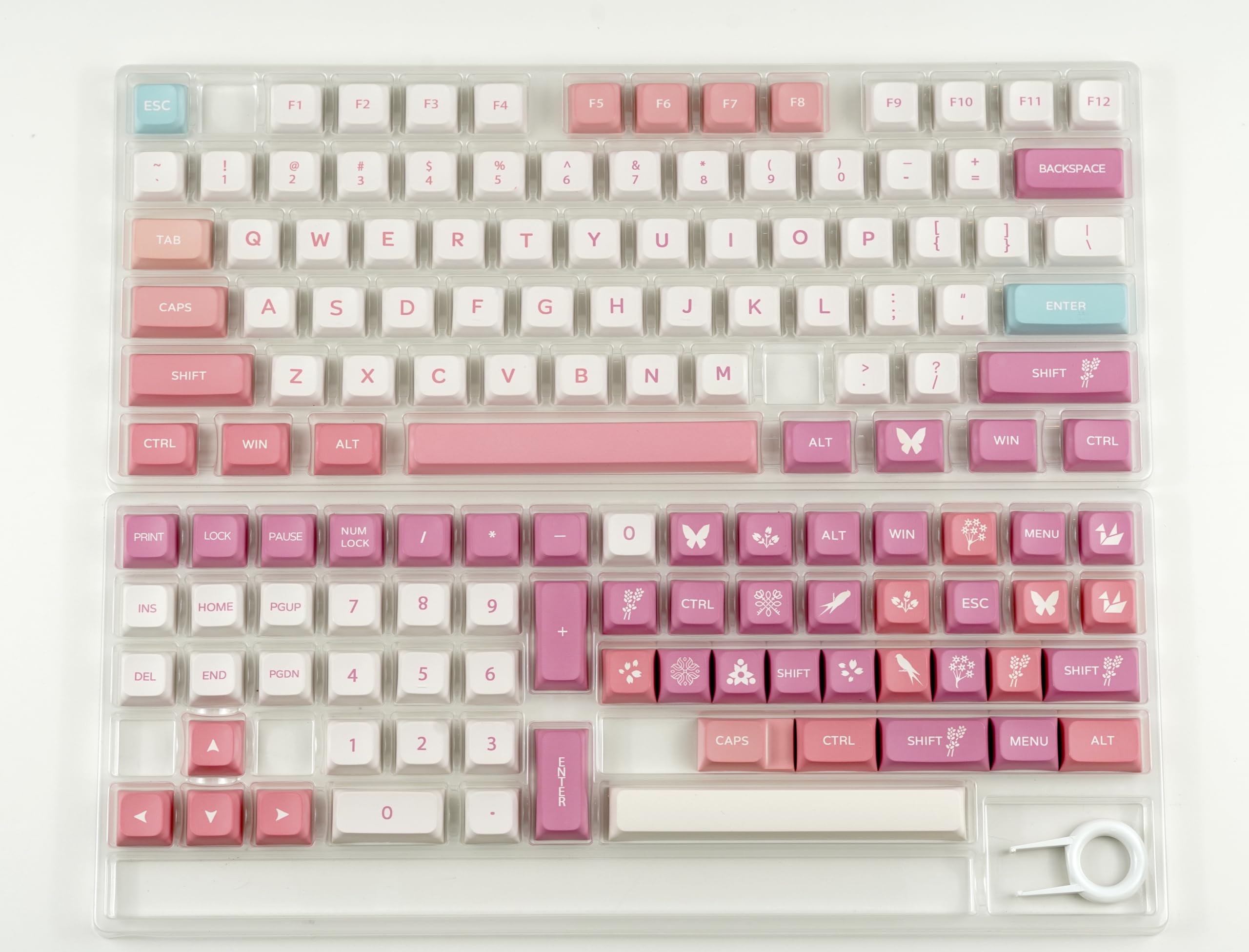 Mua ILYCHEEGAMI PBT keycaps XDA Cute Pink keycaps Dye Sublimation ...