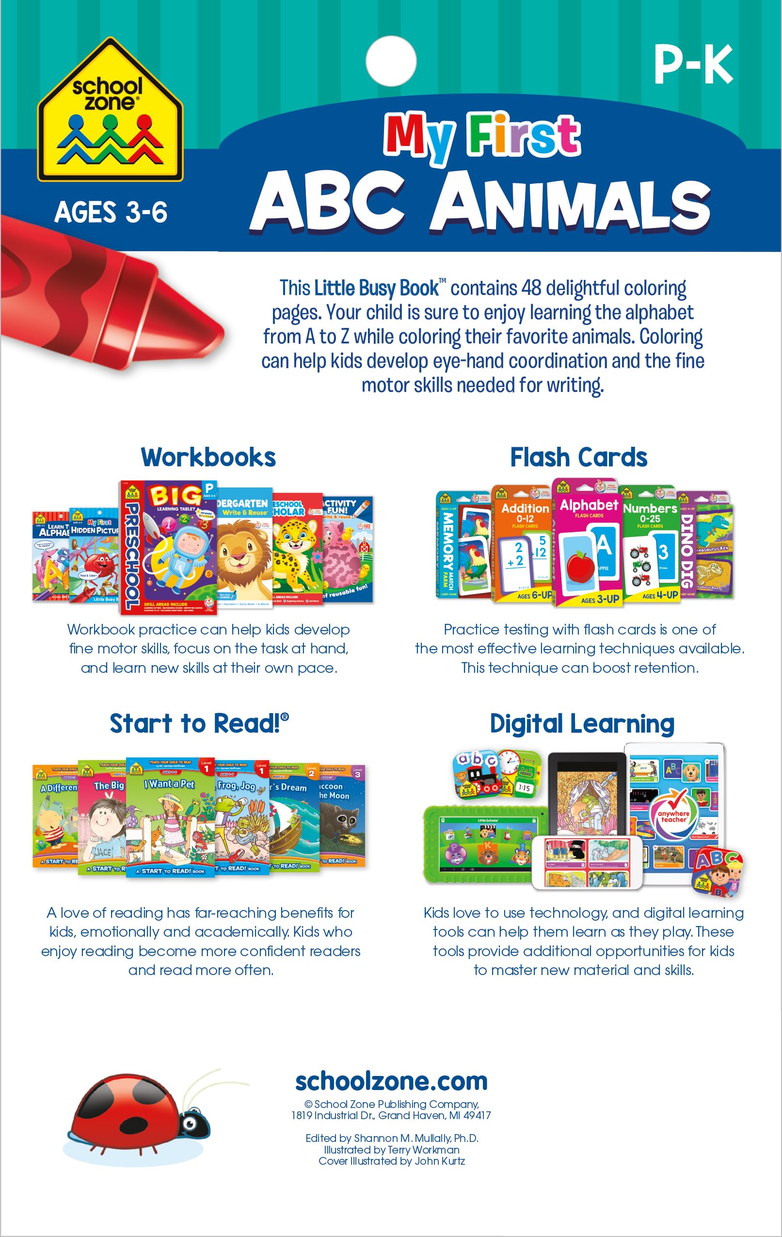 Mua School Zone - My First ABC Animals Workbook - Ages 3 to 6 ...