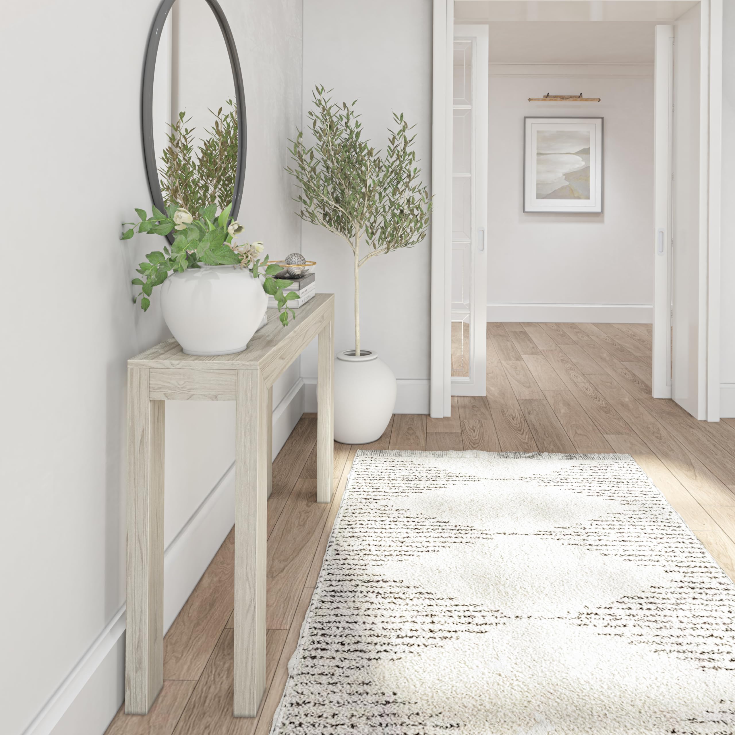 Mua Plank+Beam Modern Solid Wood Console Table, 46.25 Inch, Sofa Table ...