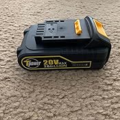 Amazon.com: TECCPO 20V MAX 2.0 Ah Lithium Ion Battery-Pack ...