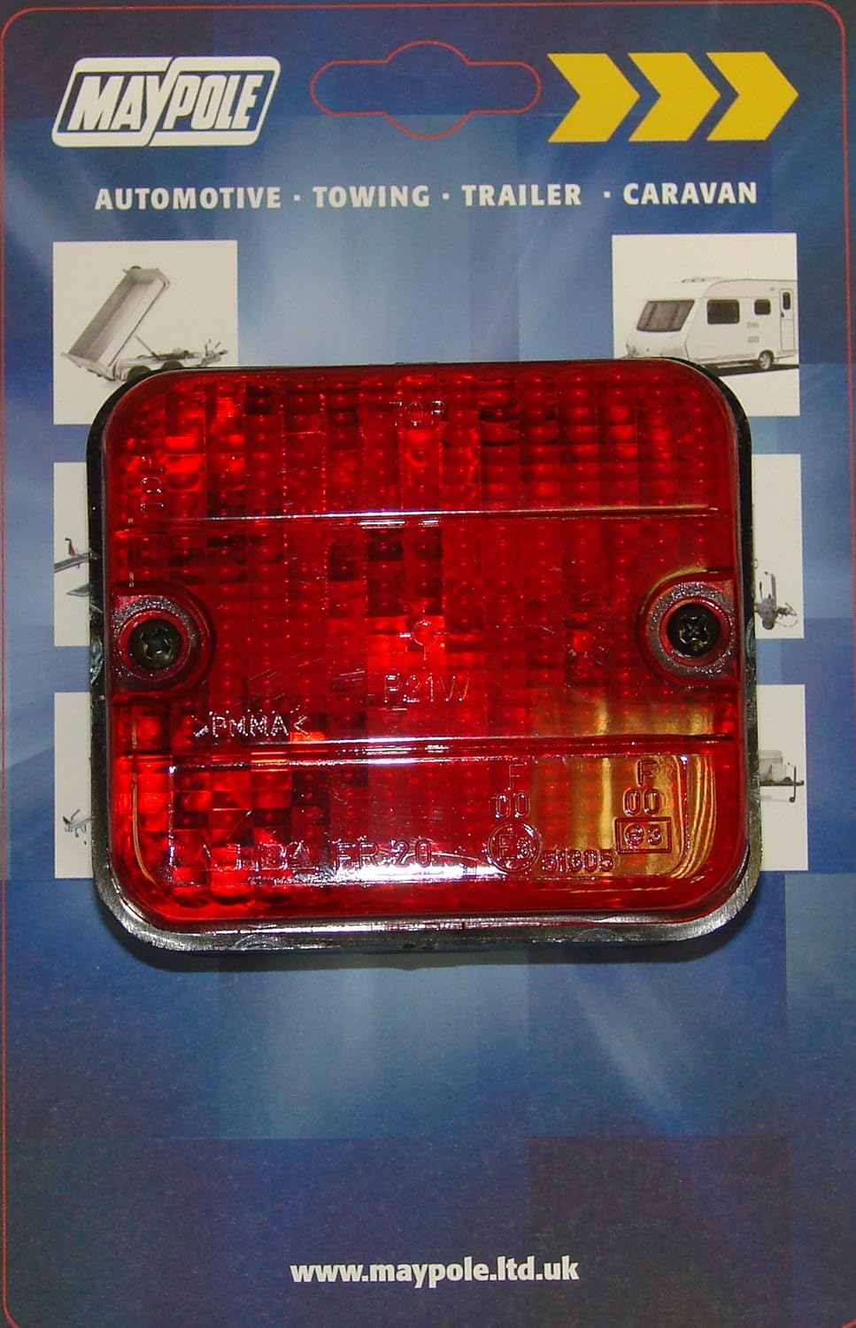 Maypole MP022 022 Rear Fog Led Lamp, 12 V: Amazon.co.uk: Car & Motorbike