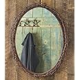 Amazon.com: BLACK FOREST DECOR Barbed Wire Oval Mirror - Rustic Lodge ...
