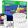 Amazon.com: Tendist Boat Lights LED Waterproof 100FT, Marine Light Strip App Control, 12V RGB ...