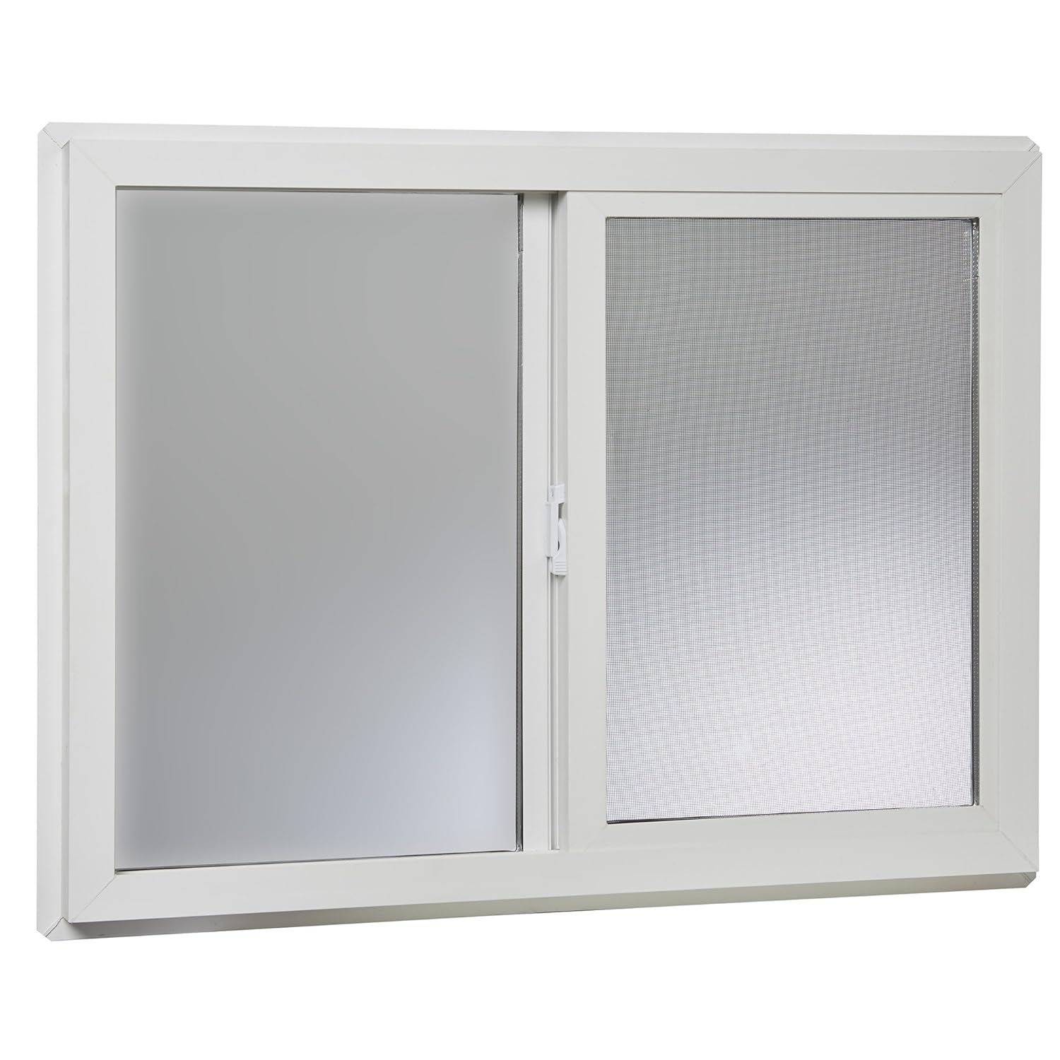 Park Ridge VBSI3224PR Vinyl Basement Slider Window, 32" x 24", White ...