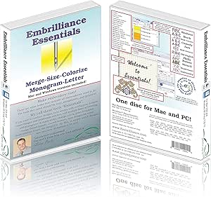 Amazon.com: Embrilliance Essentials, Embroidery Software for Mac & PC