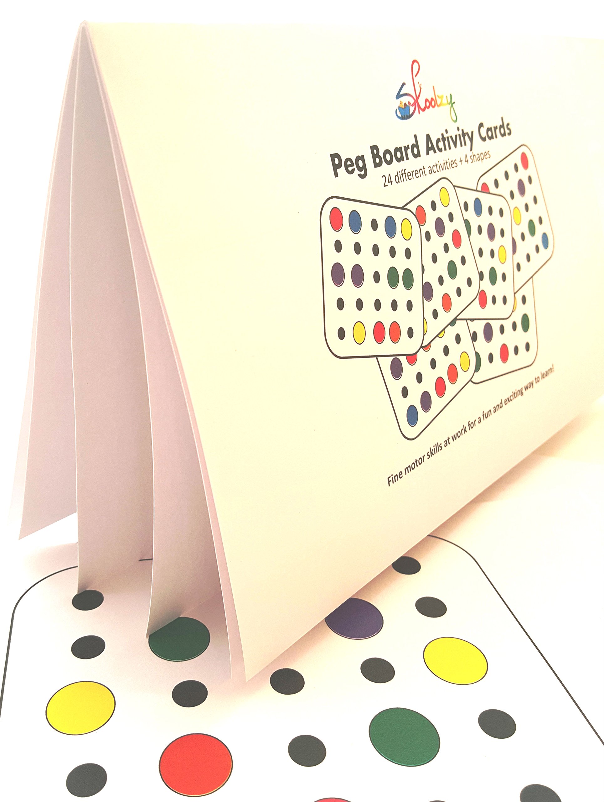 Buy Skoolzy Peg Board Activity Guide - 20+ Activities Fine Motor Skills ...