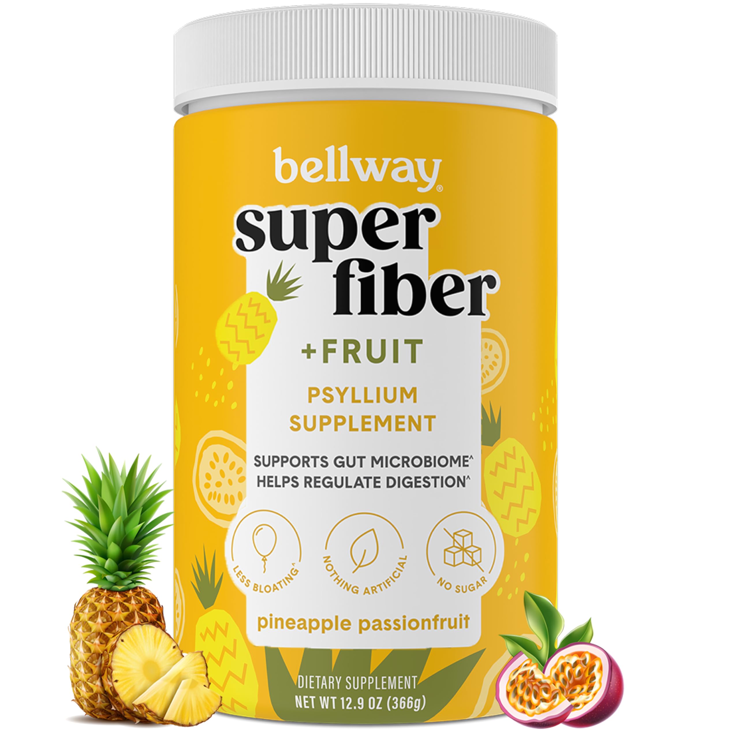 Mua Bellway Super Fiber Powder + Fruit, Sugar Free Organic Psyllium ...