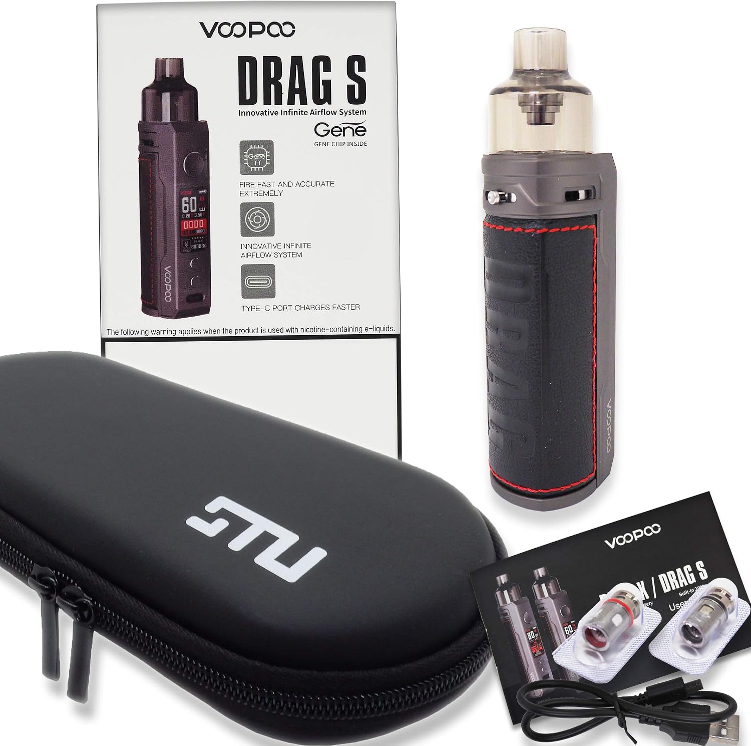 Drag S 60W Pod Kit 2500Mah [Classic] No Nicotine – BigaMart