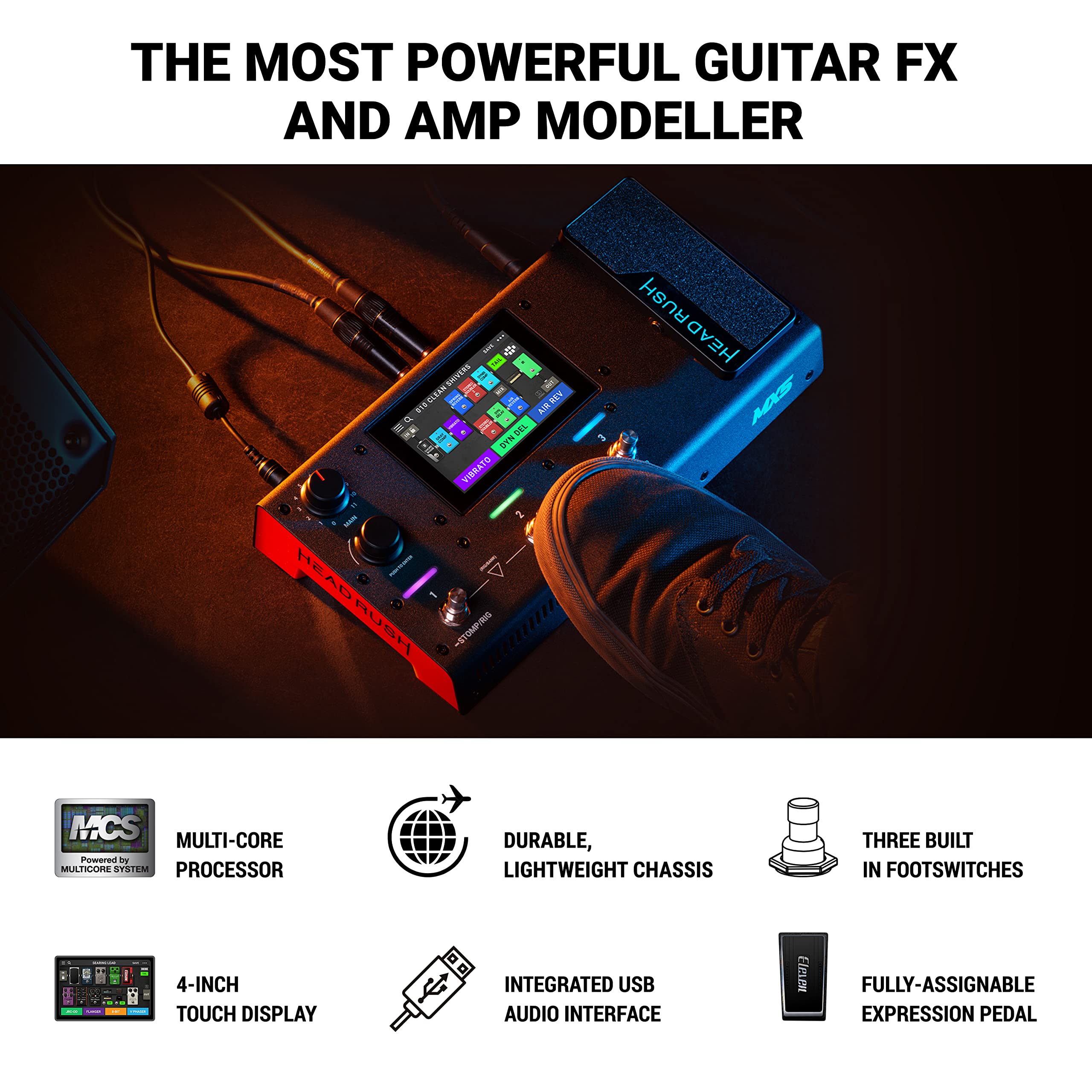 Mua MX5 - Black - Electric Guitar Multi Effects Pedal with Touch Screen ...
