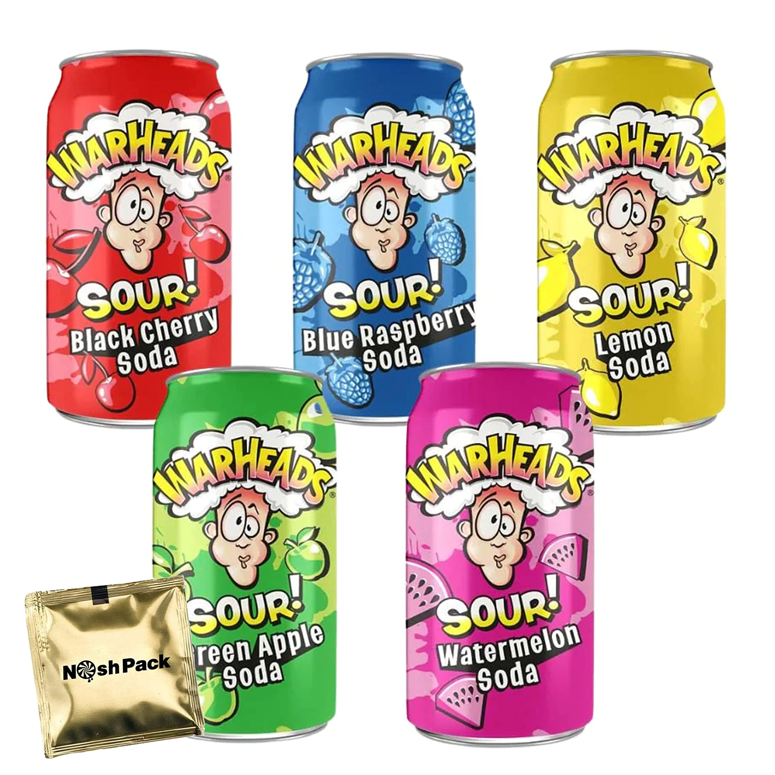 Mua Warheads Soda Extreme Sour Candy Soda, Tik Tok Cool Candy, 5 Pack ...