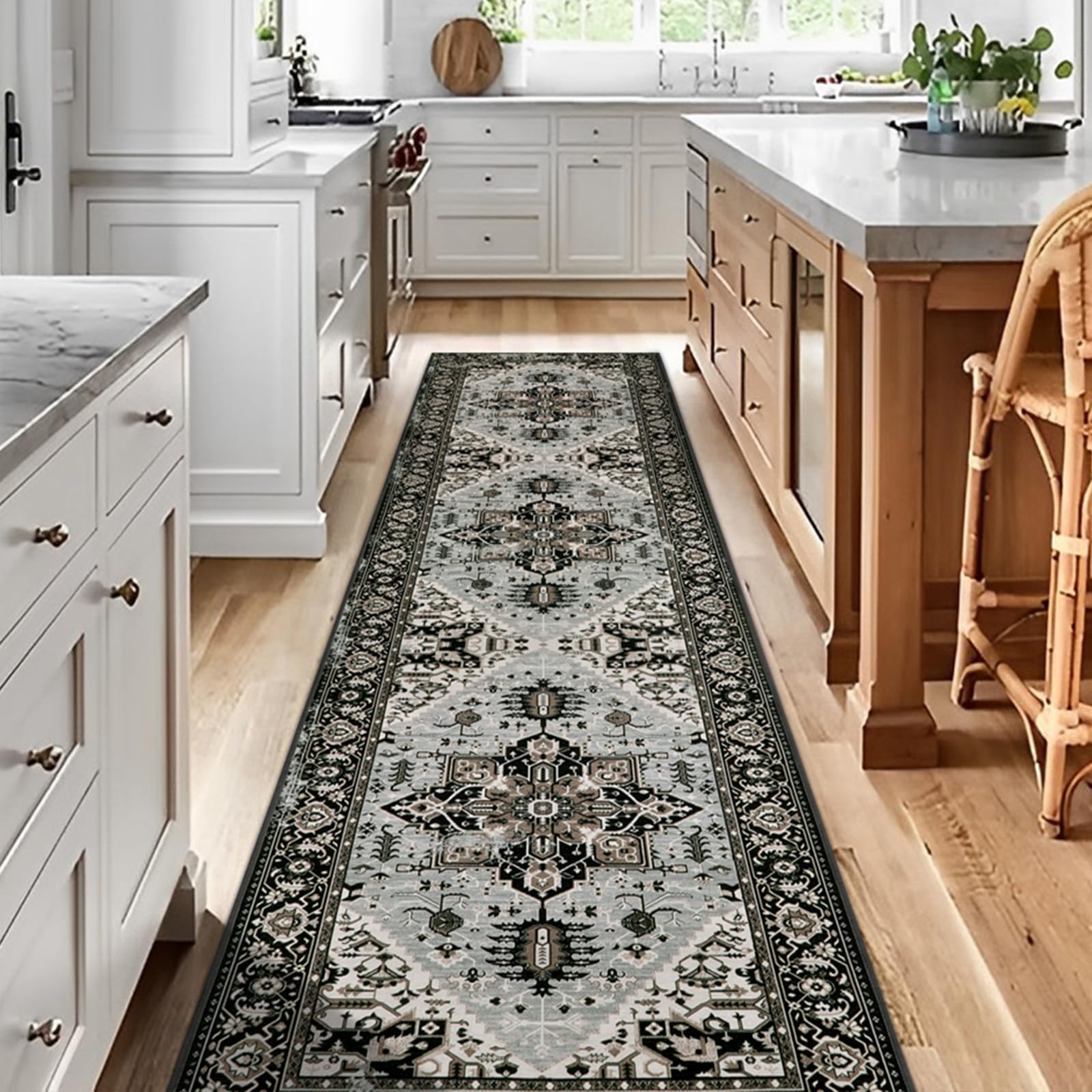 Lahome Boho Hallway Runner Rug 2x7 Washable Carpet Runner Non-Slip ...