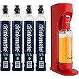 Amazon.com: Drinkmate OmniFizz Sparkling Beverage Maker CO2 Bundle - Sparkling Water/Soda ...