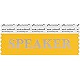 Amazon.com: pc/nametag Speaker Badge Ribbons with Adhesive, 4" x 1-5/8 ...