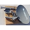 DIRECTV AU9-SL3-SWM Three LNB Ka/Ku Slim Line Dish Antenna SL-3 LNB Combo