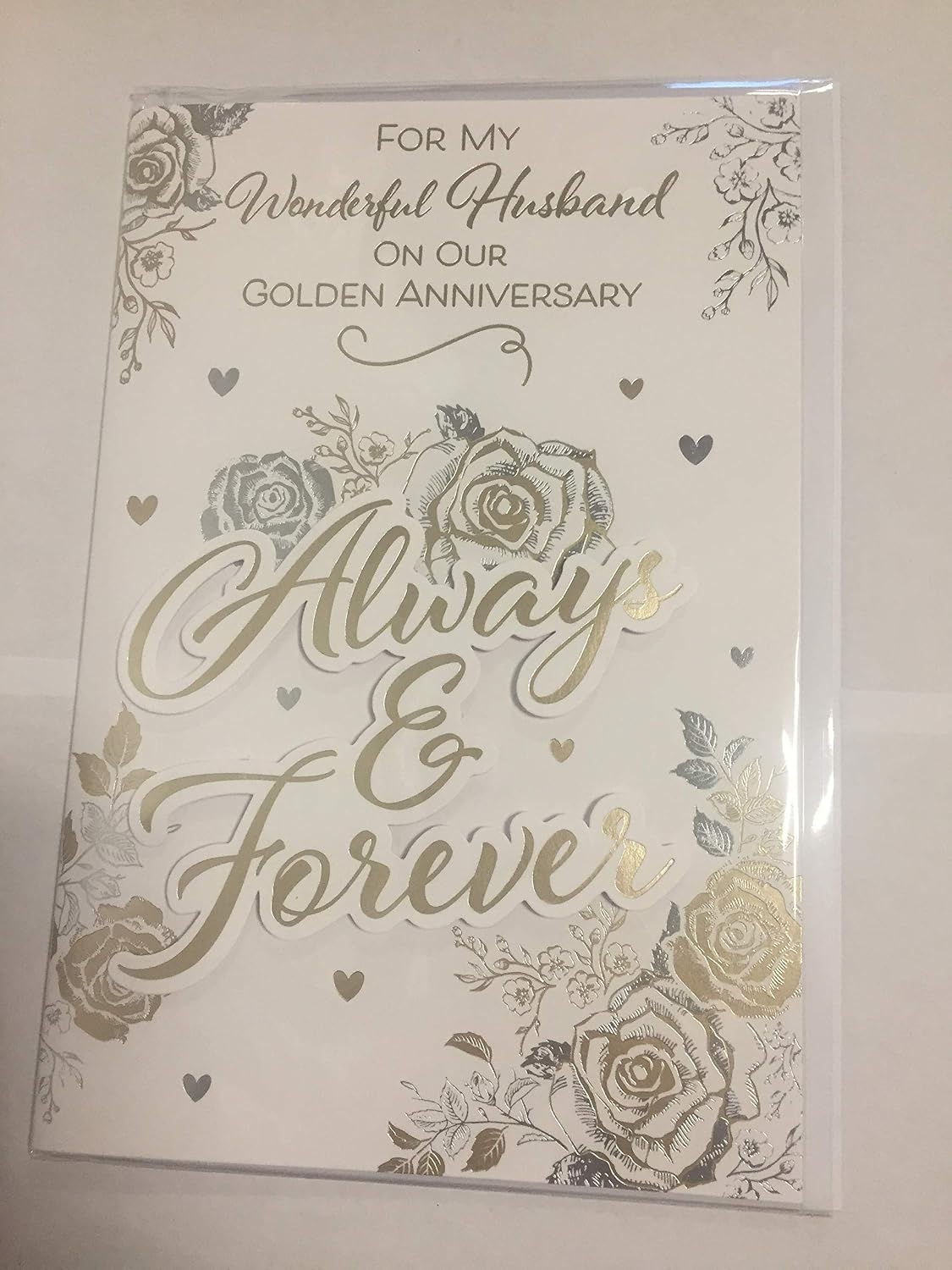 For My Wonderful Husband On Our Golden Anniversary Always Forever 