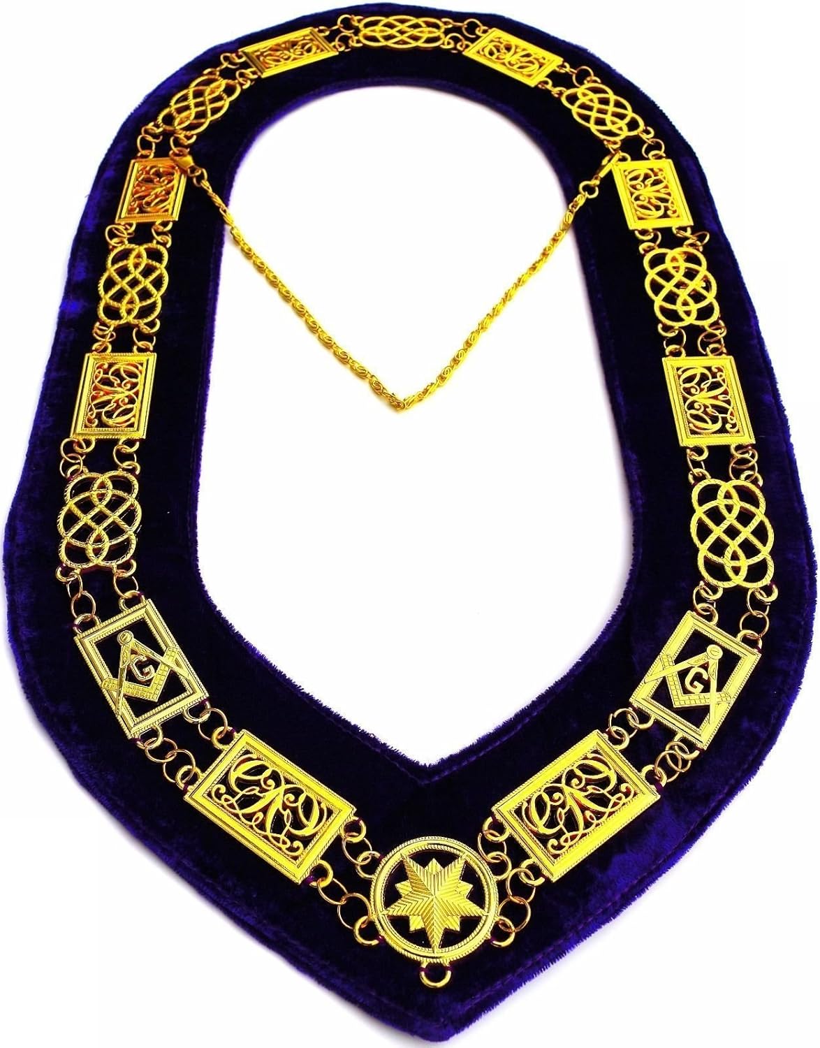 Amazon.com: DEURA Masonic Collar Freemason Grand Lodge Master Mason ...