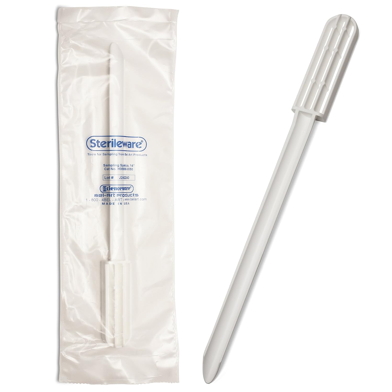 Bel-Art H36930-0050 Sterileware Sampling Spatula; V Shaped, 14 in ...