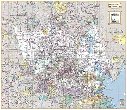 Zip Code Map Harris County - Map