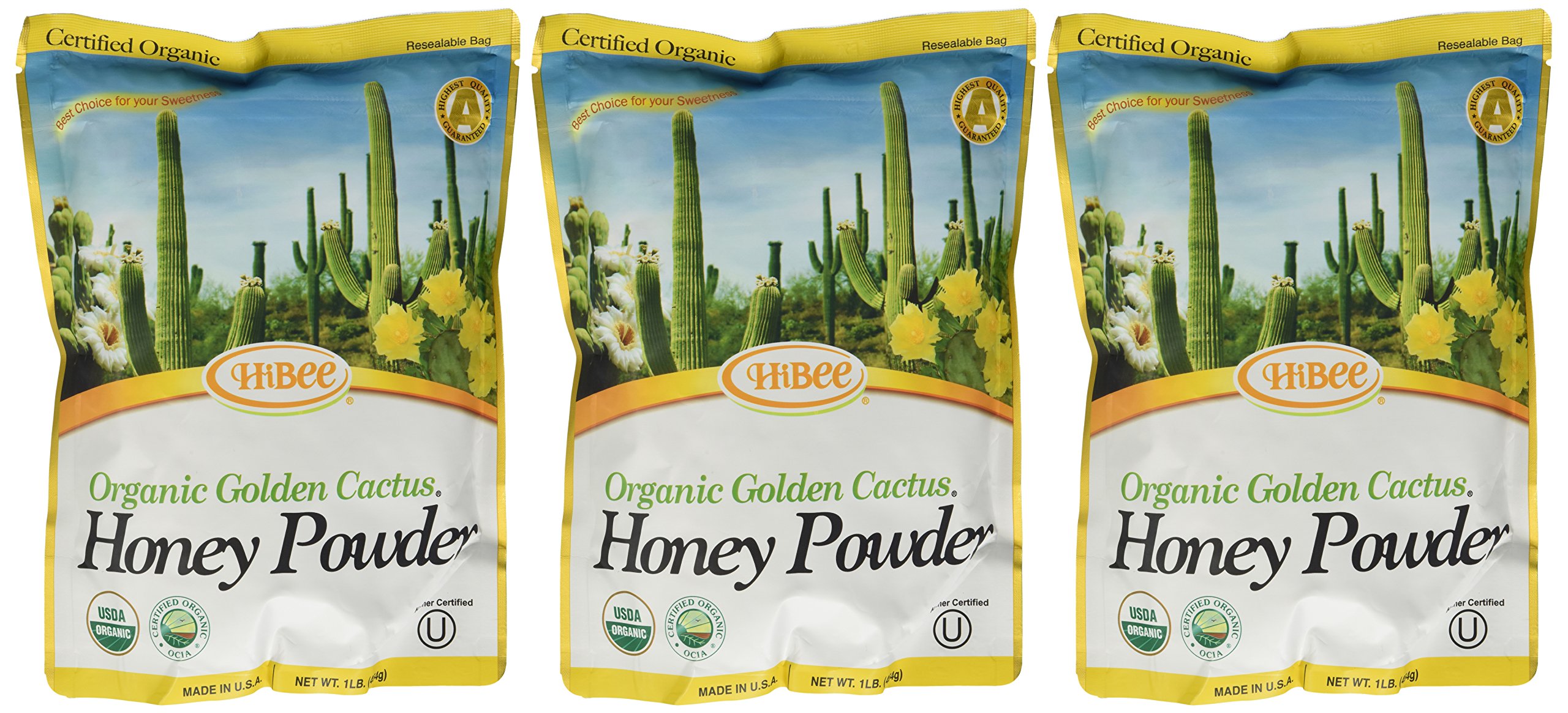 Amazon.com : Cactus Gold Honey Powder, 16 Ounce Units (Pack of 5 ...
