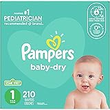 Diapers Size 3 - Pampers Baby Dry Disposable Baby Diapers, 192 Count ...