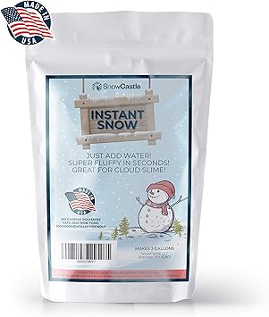 Amazon.com: SnowCastle Instant Snow Powder (Makes 3 Gallons) - Fake ...