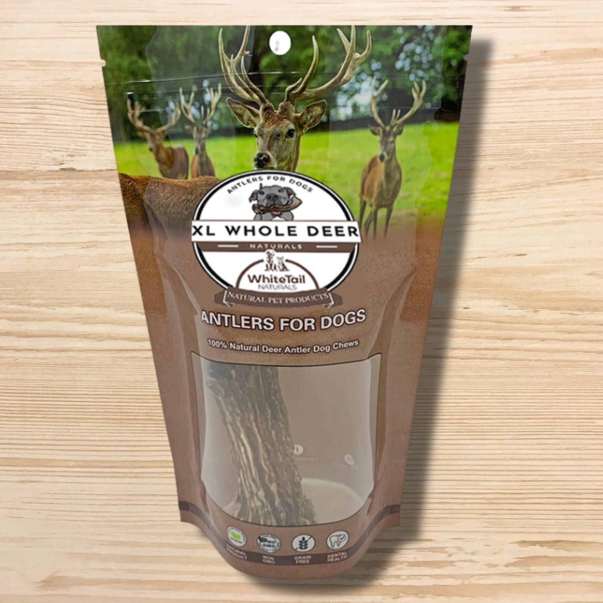 WhiteTail Naturals - Deer Antlers for Large Dogs - (1 Pack - Extra ...