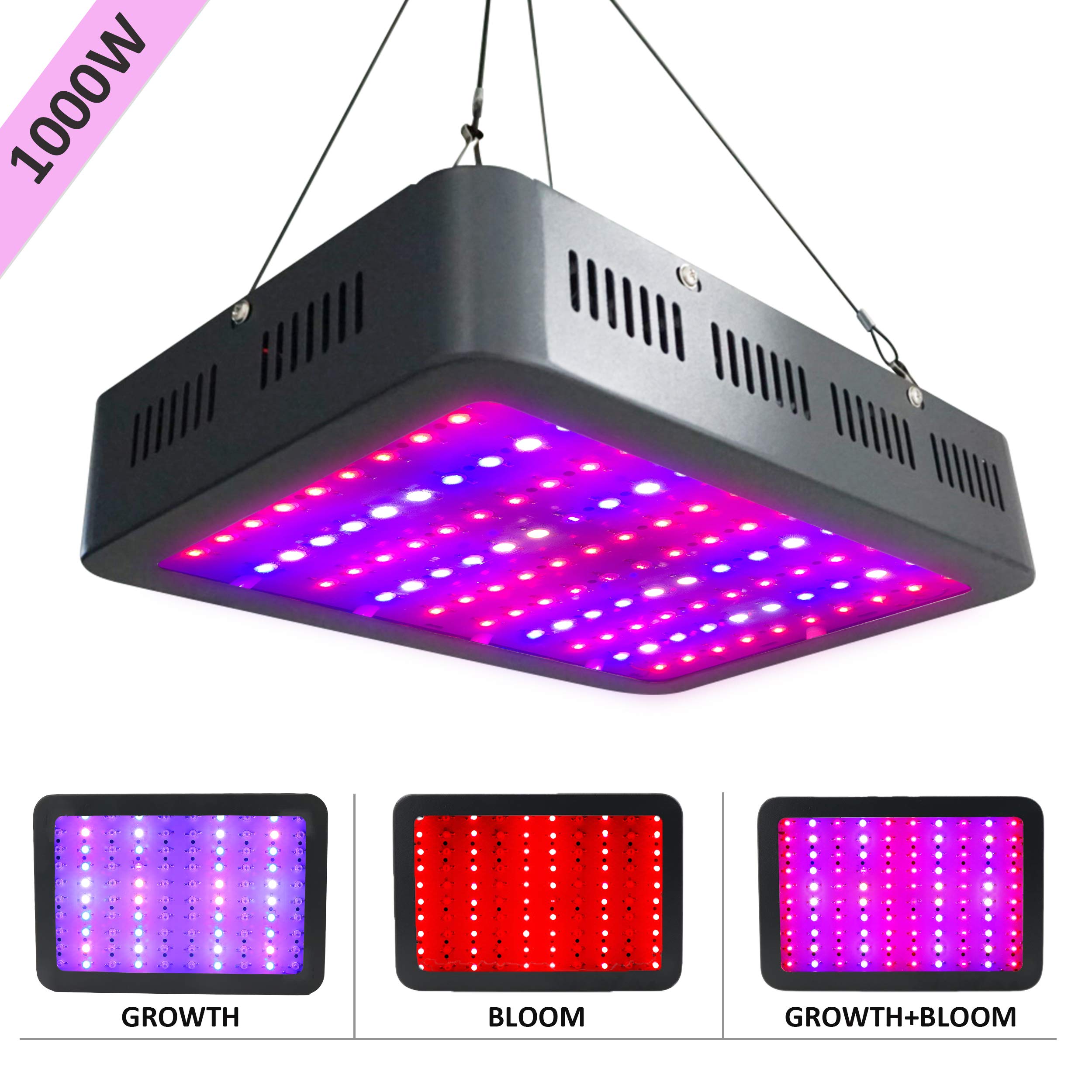 stoner420 - AUTOGEN 1000w LED Grow Light for Indoor Plant Double Chips ...