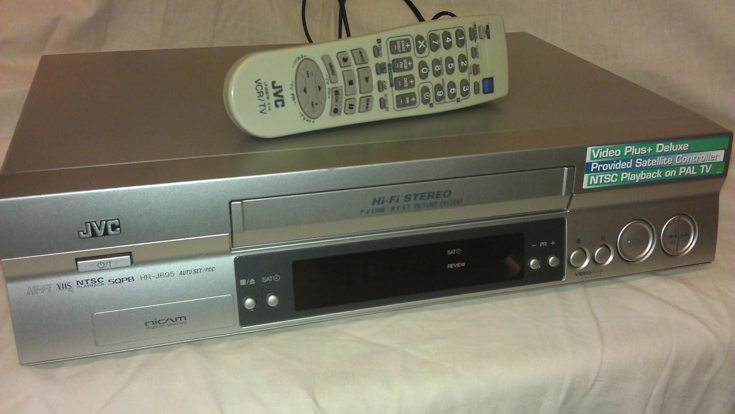 JVC VIDEO PLAYER-RECORDER HR-J695: Amazon.co.uk: Electronics