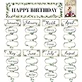 Amazon.com: 111pcs Happy Birthday Bulletin Board Set Eucalyptus ...