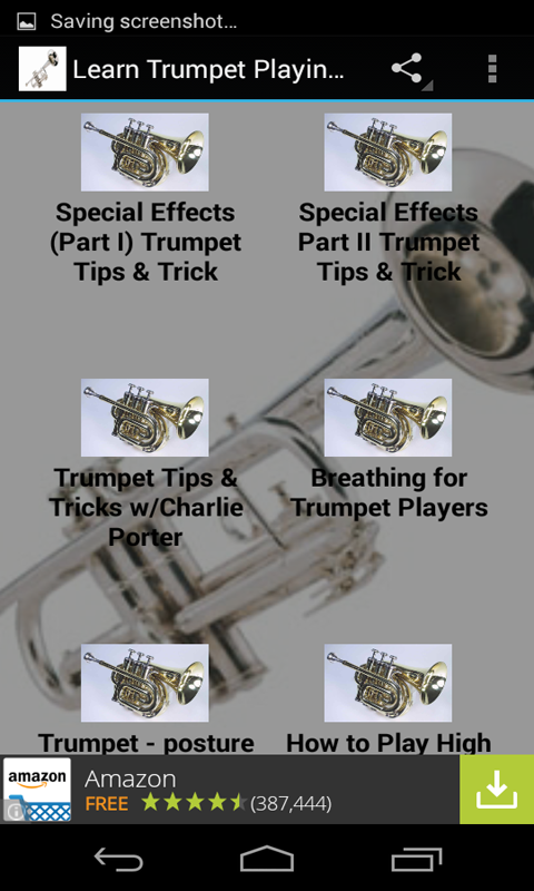 Learn Trumpet Playing Videos:Amazon.com:Appstore for Android