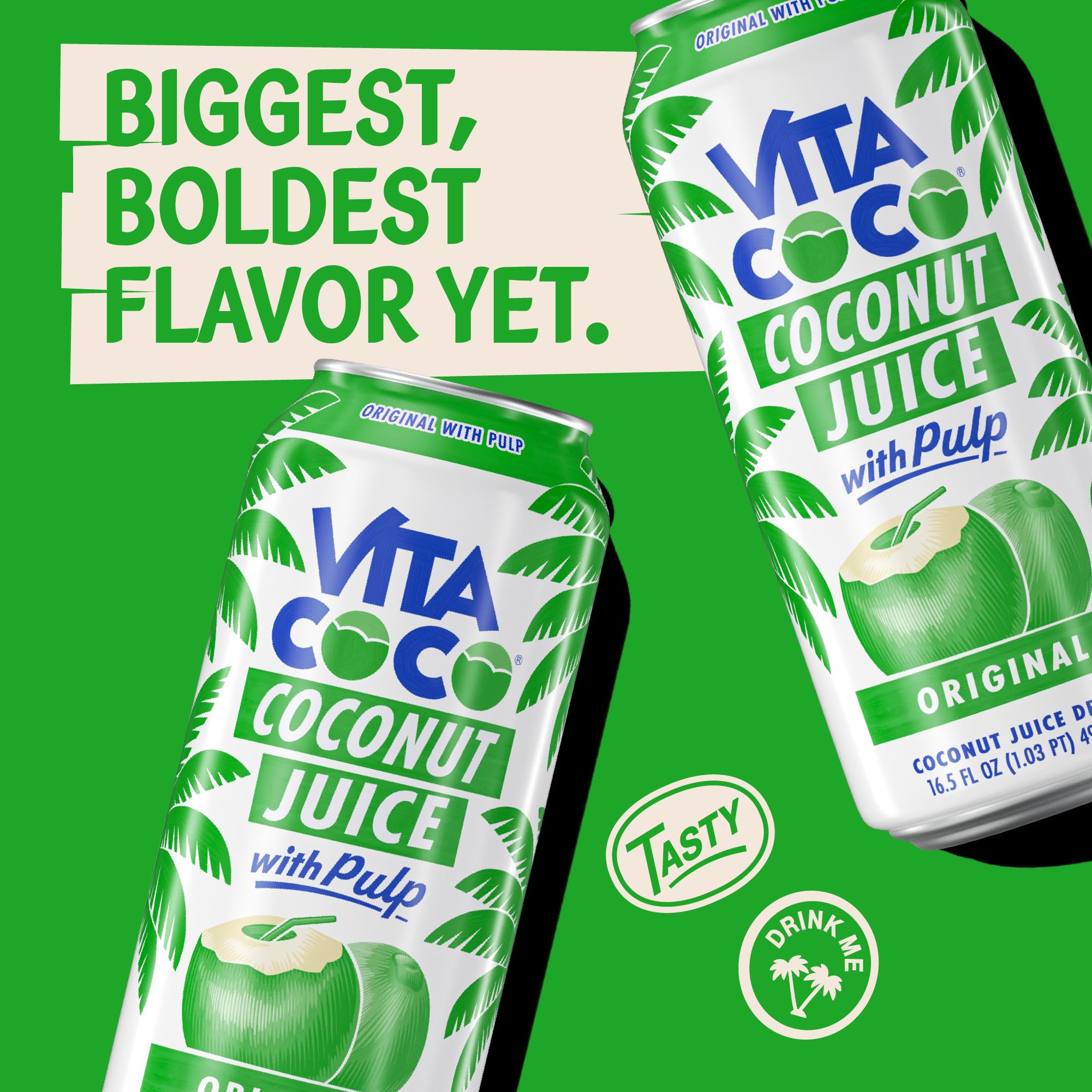 Mua Vita Coco Coconut Juice, Original with Pulp | Big, Bold Coconut ...