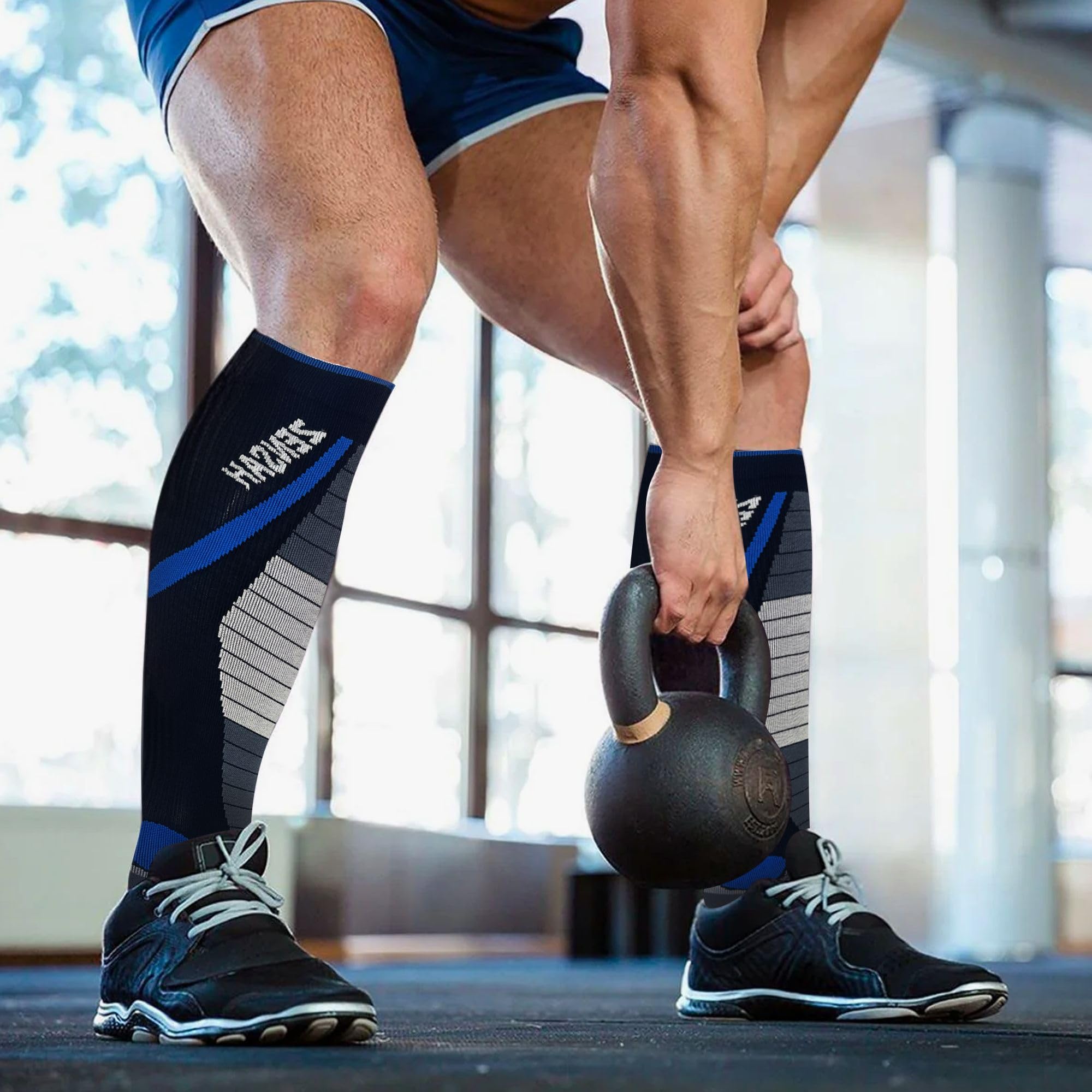 Mua Zensah Deadlift Gripper Compression Socks - Shin Guard Protection ...