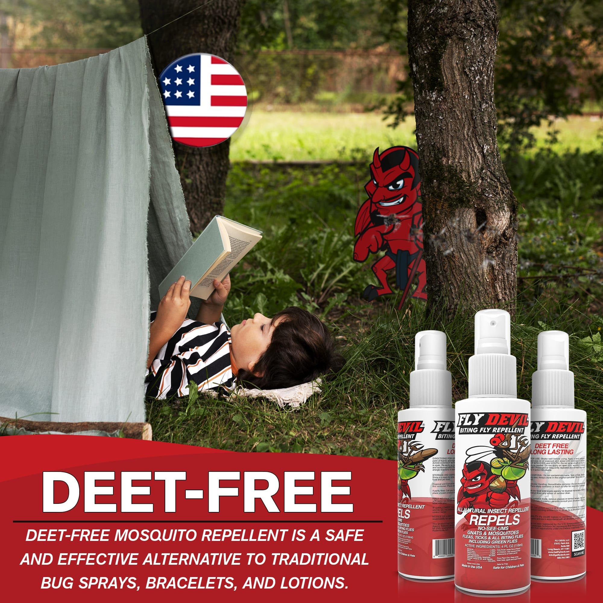 Mua Fly Devil All Natural Biting Fly Spray Insect Repellent for ...