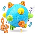 VANLINNY Baby Toys Music Shake Ball Toy-Dancing Bumpy & Crawl Ball Toy ...