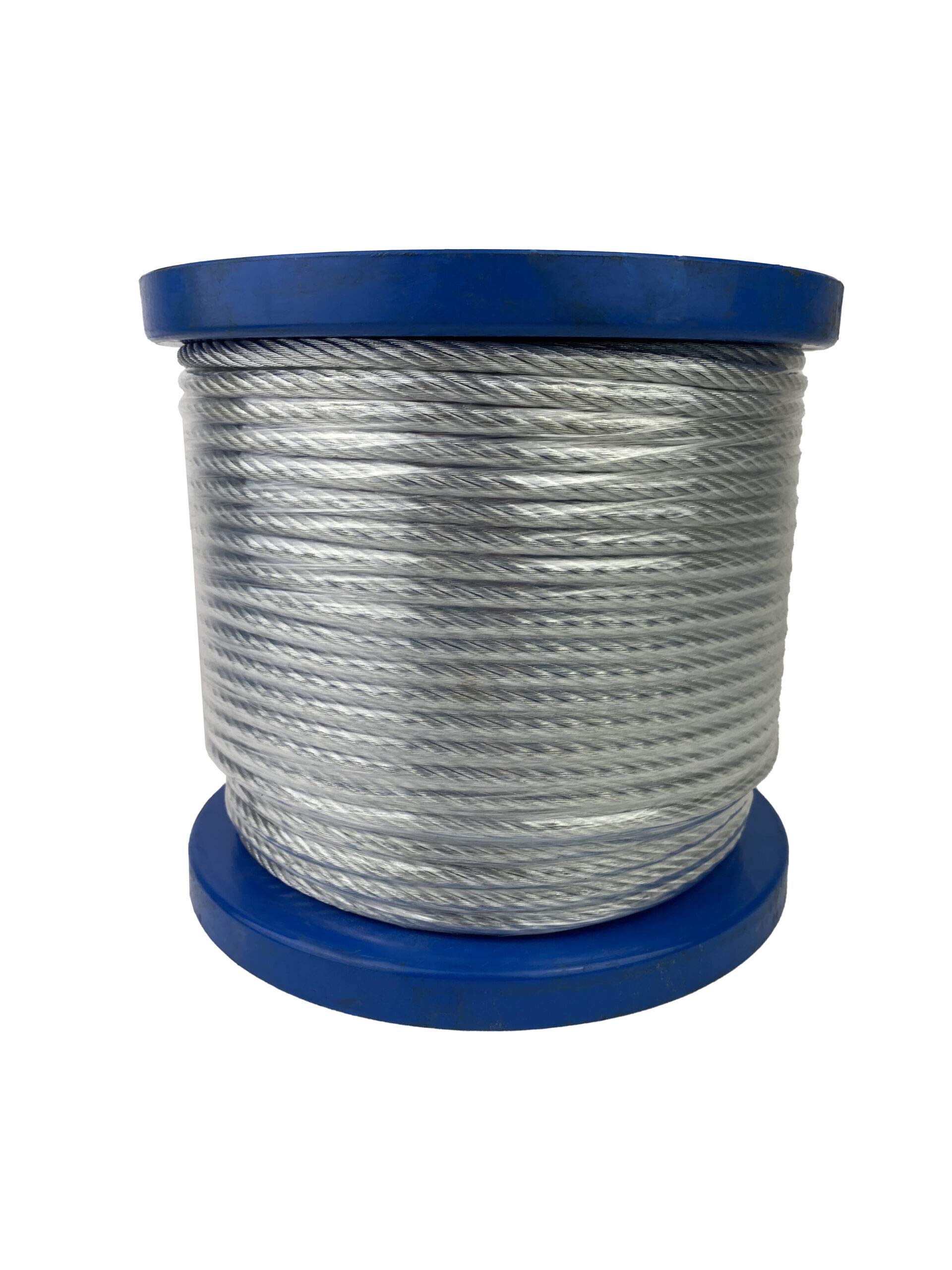 AMP Steel Conductor Wire, Cable & Conduit 250 Ft Galvanized 7x19 ...